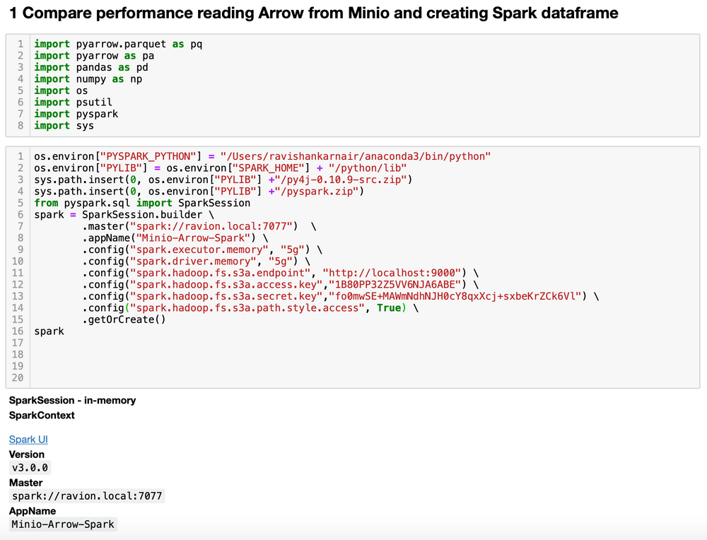 Turbocharging MinIO Datalakes with Apache Arrow