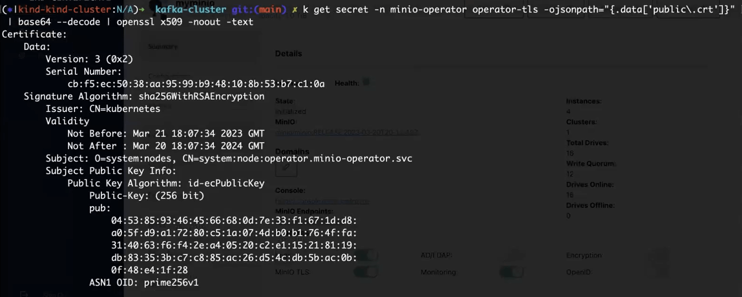 Streamline Certificate Management with MinIO Operator