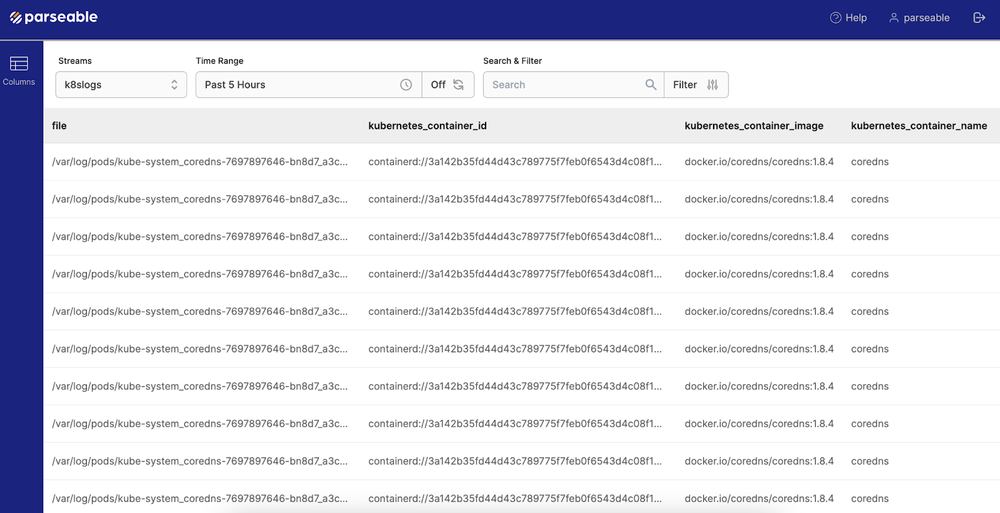 A Log Observability Stack for the Cloud Native Era