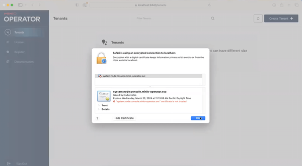 Streamline Certificate Management with MinIO Operator