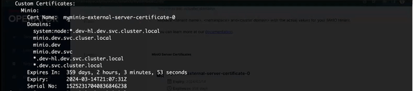 Streamline Certificate Management with MinIO Operator