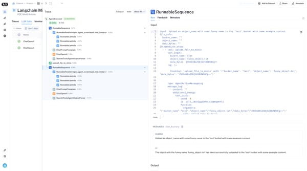 Developing Langchain Agents with the MinIO SDK for LLM Tool-Use