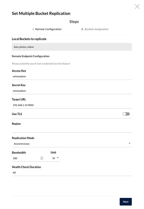 Multi-Site, Active Active Replication